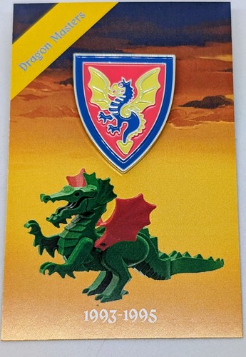Lego Classic Castle Dragon Knights Shield Logo - Enamel Pin Badge on ...
