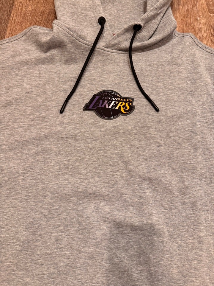 Men’s Los Angeles Lakers Hugo Boss Heather Gray Court Tri Blend Hoodie ...