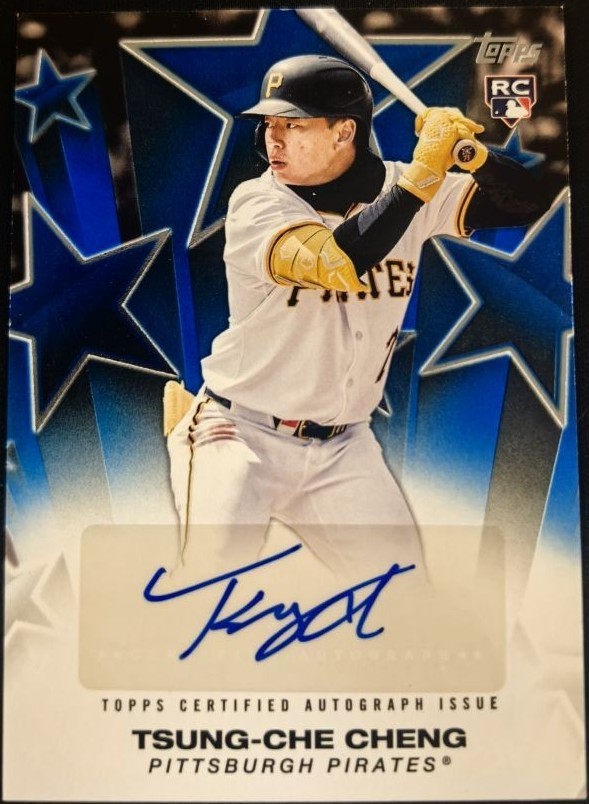2025 Topps Update Series - Baseball Stars Autographs Tsung-Che Cheng # ...