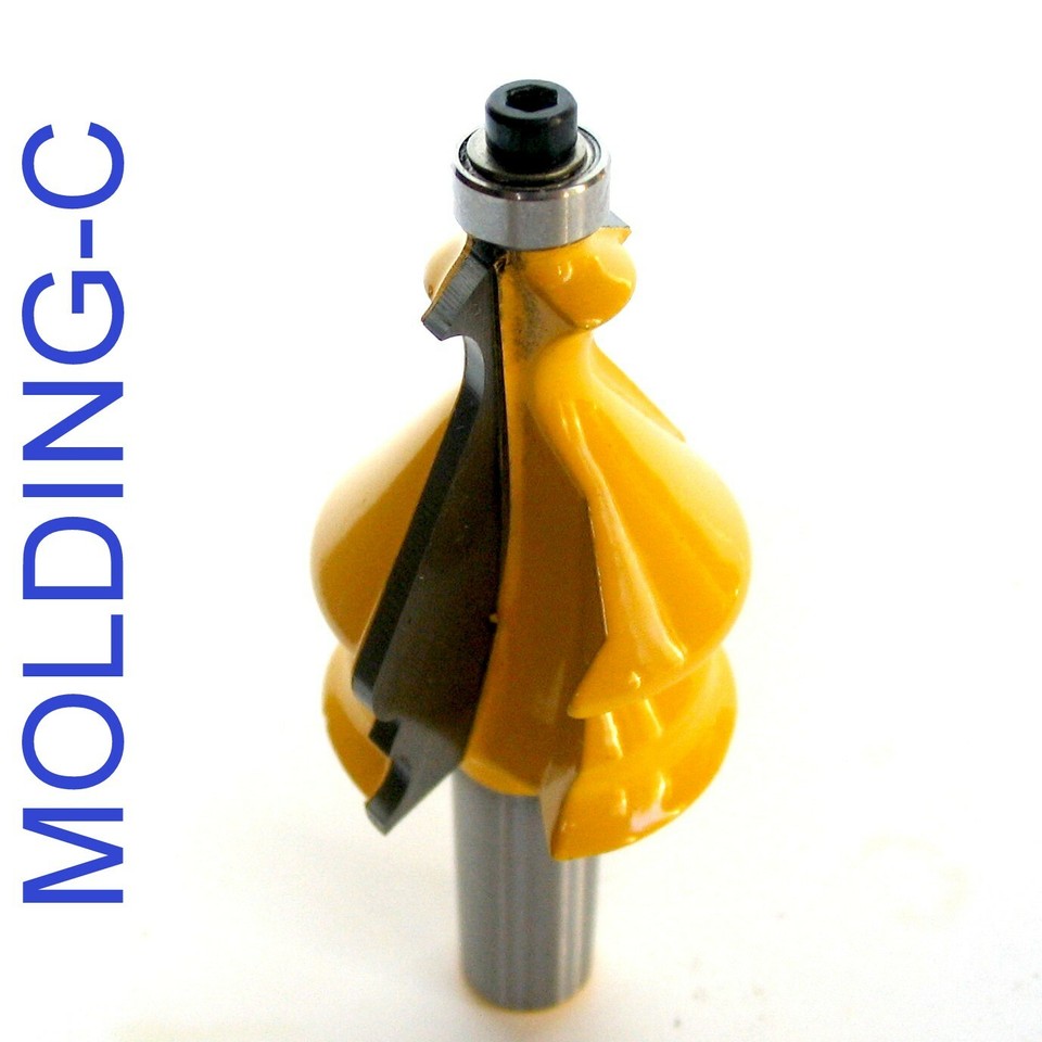 1 PC 1/2" SH Base Architectural Molding C Router Bit S | eBay
