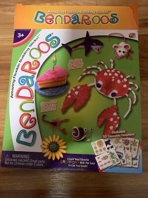 Bendaroos Amazing Flexible Building Sticks Mega Pack With Pieces ...