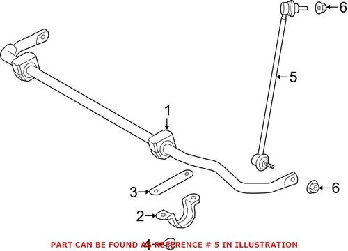 Genuine OEM Front Left Suspension Stabilizer Bar Link For BMW ...