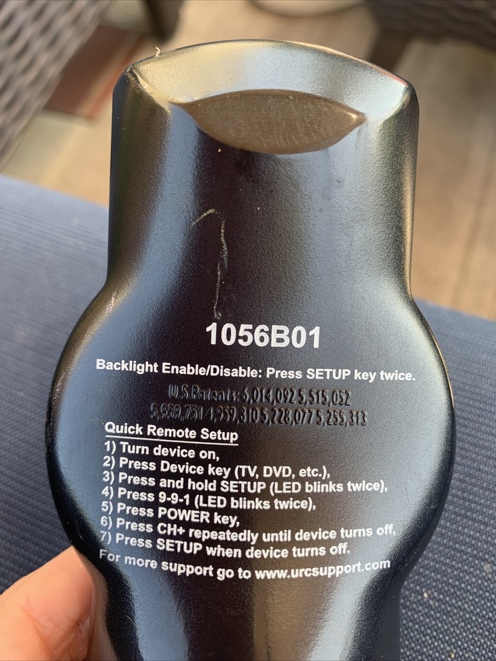 Time Warner Cable Universal Remote 5 DEVICE TWC ALAS OCAP 1056B01 BLUE ...