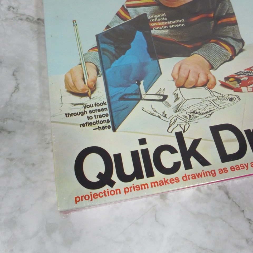 Vintage PRESSMAN Quick Draw Play House Drawing Kit Sealed New In Box ...