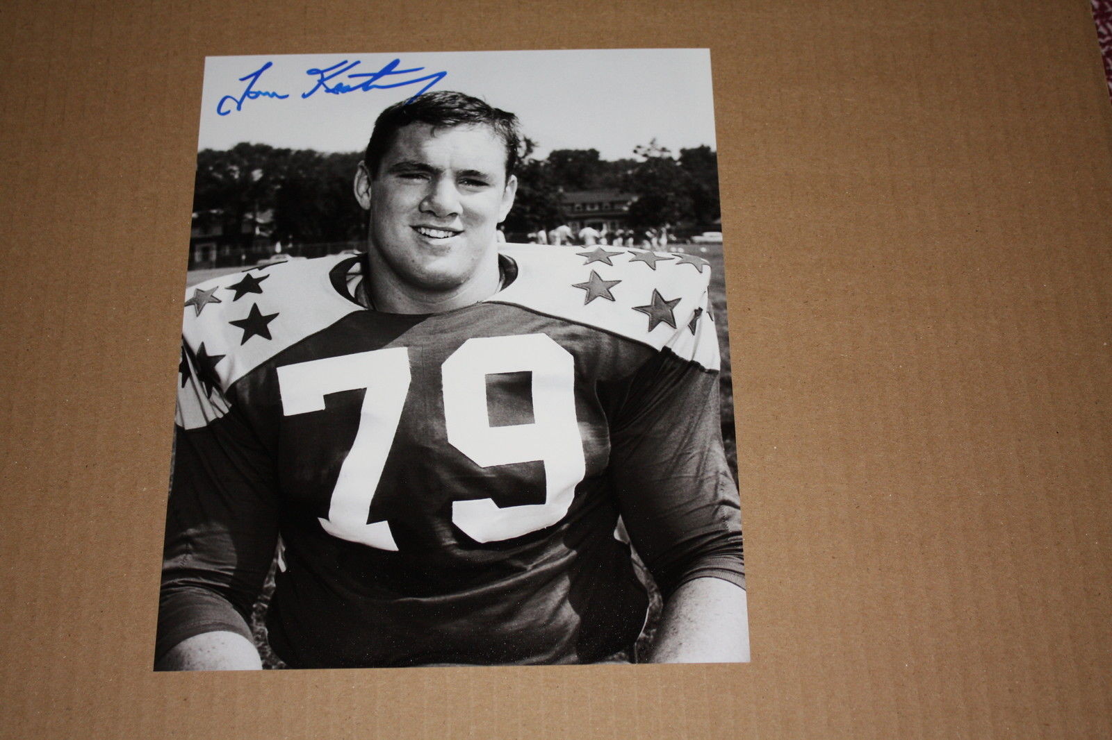 OAKLAND RAIDERS/BILL TOM KEATING SIGNED 8X10 PHOTO ALL PRO POSE | eBay