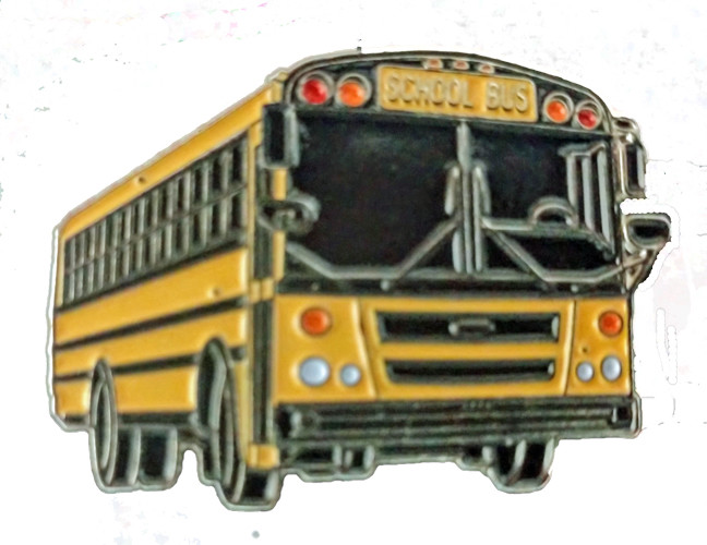 Thomas EFX school bus pin 1.5 inch | eBay