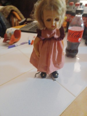 Tiny Terry Doll. Eight Inches High Fully Clothed And Has Shoes Great ...