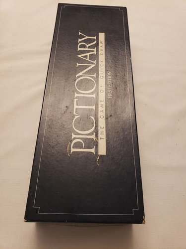 1985 PICTIONARY FIRST EDITION-THE GAME OF QUICK DRAW | eBay