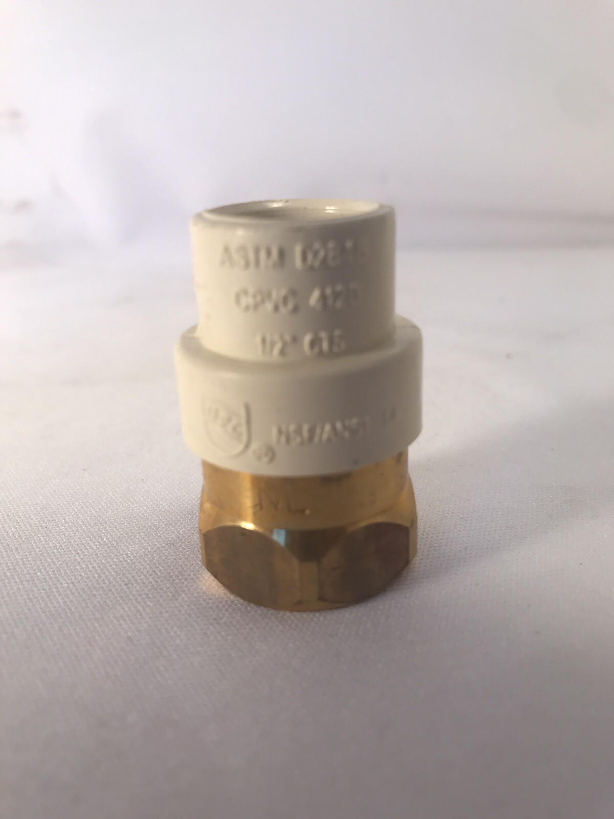 1/2" CPVC x FIP Brass Straight Adapter (Lead Free) | eBay