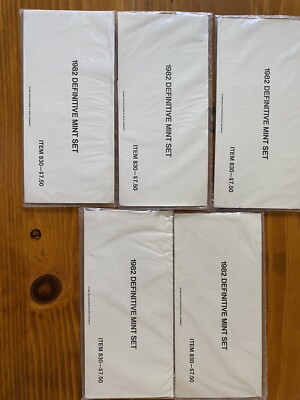 USPS 1982 Definitive Mint Set, Item 830, new, unopened, 2 sets ...