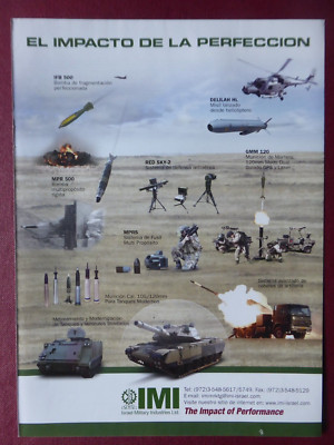 5/2011 PUB IMI ISRAEL MILITARY INDUSTRIES MISSILE TANK LYNX BOMB MPRS ...