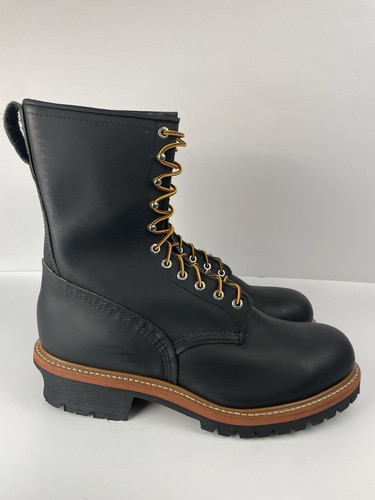 RED WING 2218 Steel Toe Black Logger Boots / Work Boots Men’s 12 E USA ...