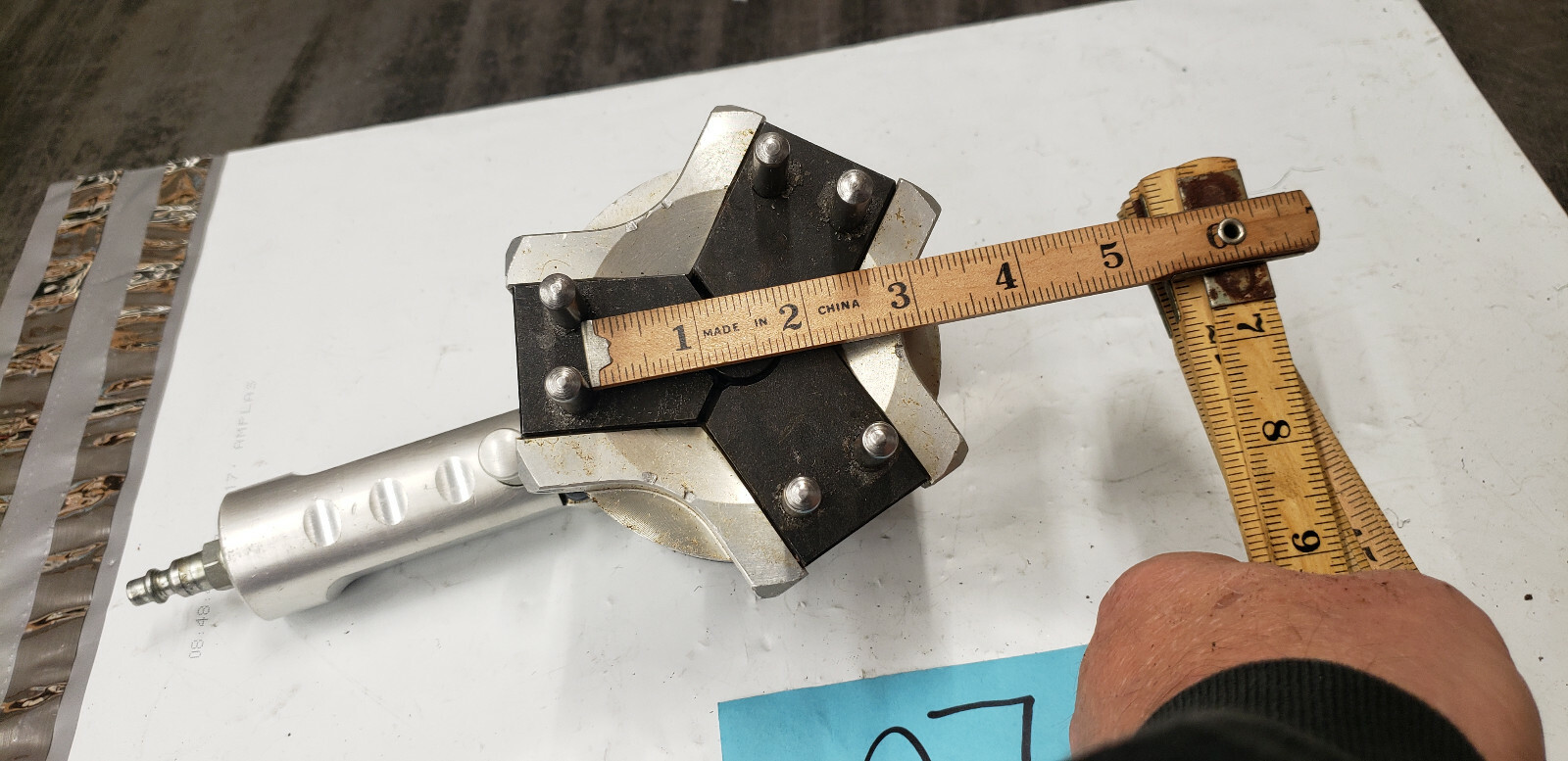 MicroCentric 6-Pin Pneumatic Collet Changing Fixture. lot#27 | eBay