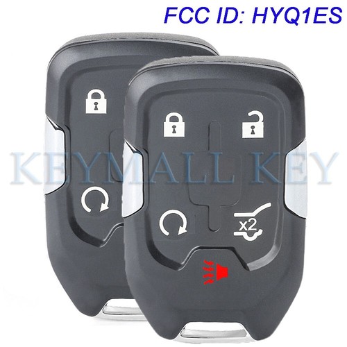 2 HYQ1ES Smart Remote Key Fob for GMC Acadia 2021 22 Terrain 2023 2024 ...