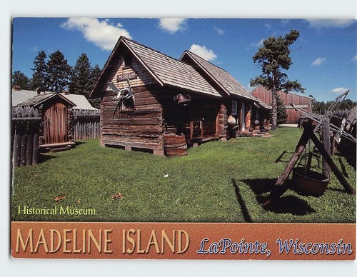 Postcard Historical Museum Madeline Island La Pointe Wisconsin USA | eBay