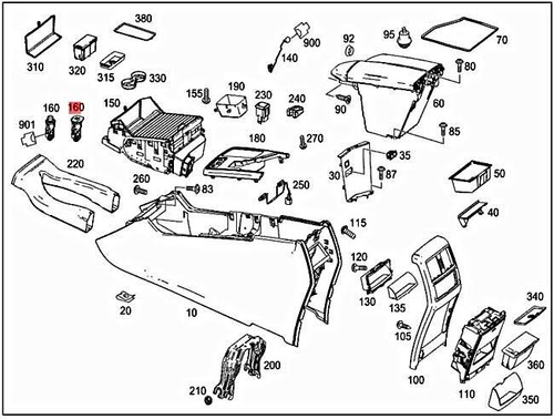 Genuine MERCEDES BBDC A207 C207 C216 C219 C253 Socket 0008203151 | eBay