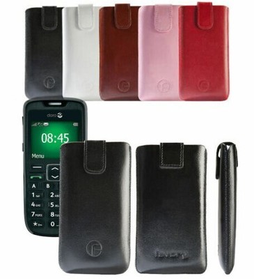 Doro PhoneEasy 508 Case Genuine Leather Cover Protection | eBay