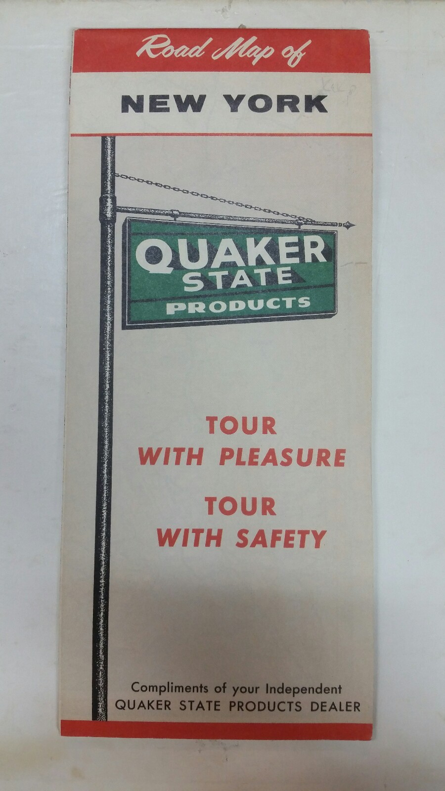 1970 Quaker State New York road map | eBay
