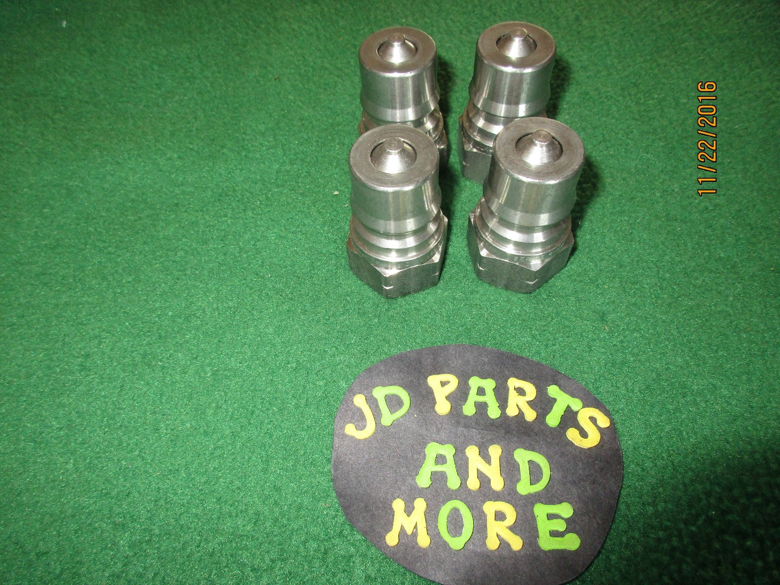 4 NEW EATON HANSEN STAINLESS STEEL QUICK DISCONNECT PLUGS LL4-K-10(S) 7 ...
