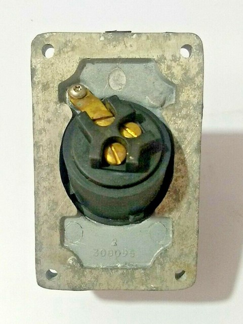 Appleton Efsr-20232 Model B 20 Amp 1 HP 125 VAC Type 3rx Receptacle - Gray (EFSR20232) for sale ...