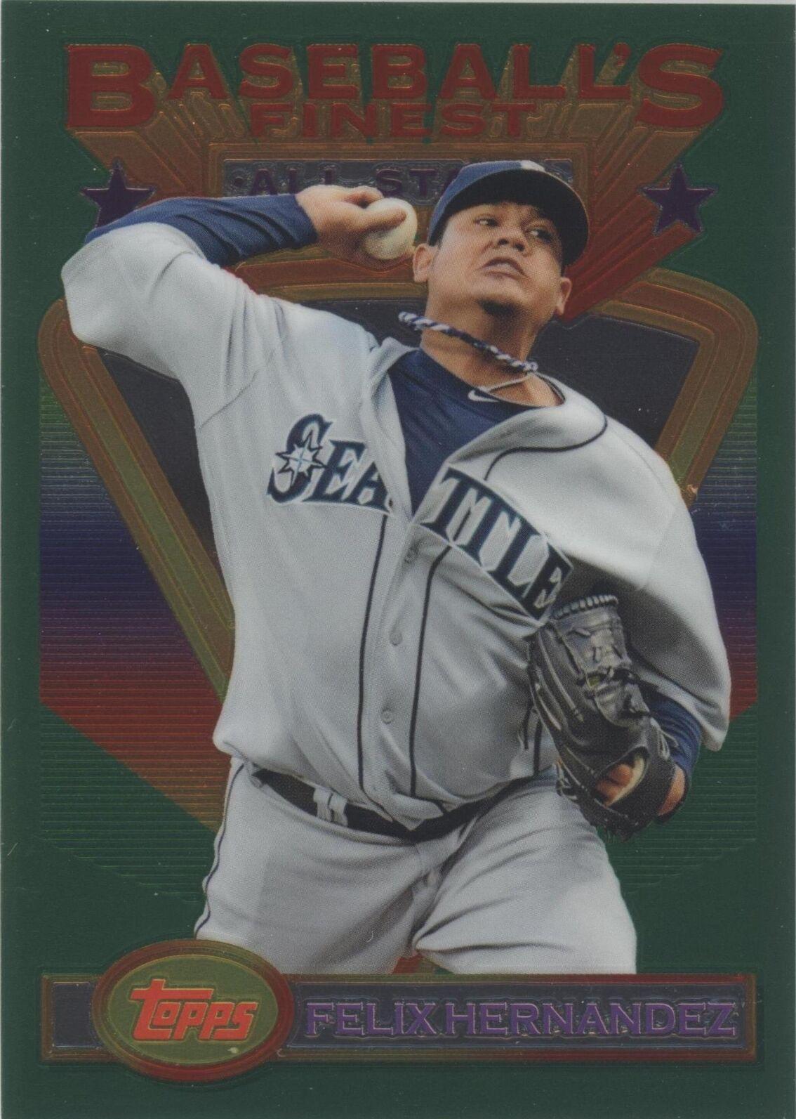2013 Topps Finest - 1993 Topps All-Star Finest Design Félix Hernández ...