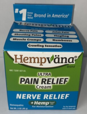 Hempvana Ultra Pain Relief Cream - Nerve Relief - 3 oz / 85 g | eBay