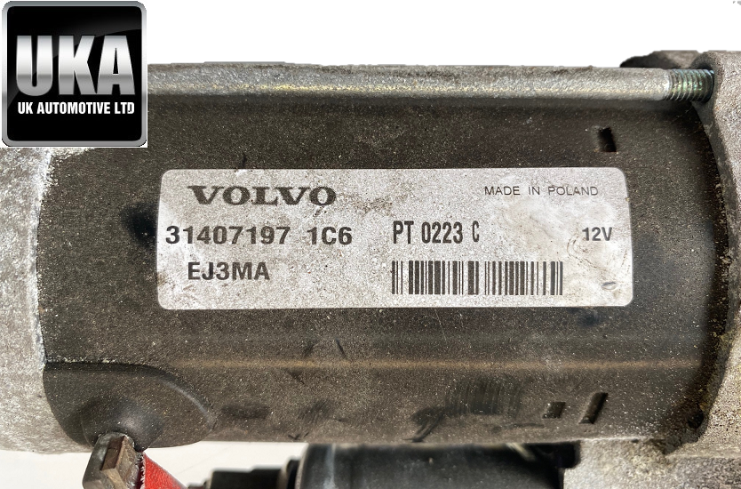 STARTER MOTOR 31407197 VOLVO V40 T3 2.0 PETROL TURBO for sale online | eBay