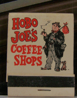 Rare Vintage Matchbook X2 Phoenix Scottsdale Arizona Hobo Joe's Coffee ...