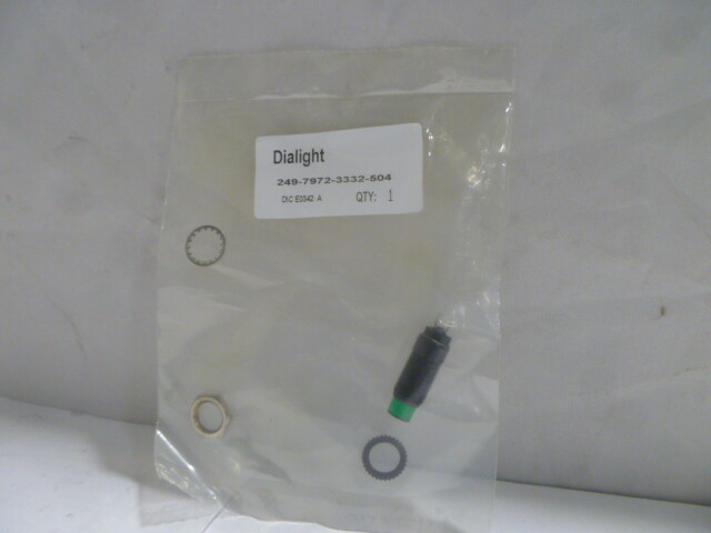 Dialight Green LED Indicator 249-7972-3332-504 Panel Mount 28Vdc for ...