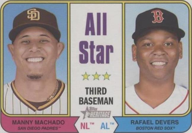 2023 Topps Heritage - All Stars Manny Machado, Rafael Devers #334 for ...