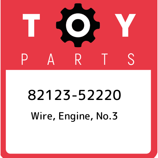 82123-52220 Toyota Wire, engine, no.3 8212352220, New Genuine OEM Part ...