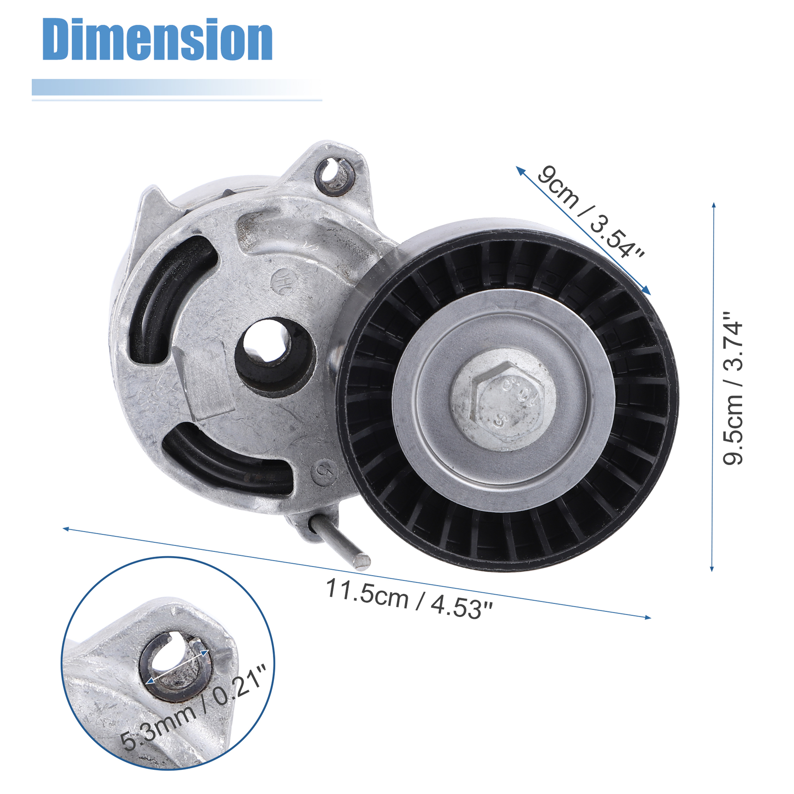 Engine Belt Tensioner Pulley Assembly 23769AA040 Single for Subaru BRZ ...