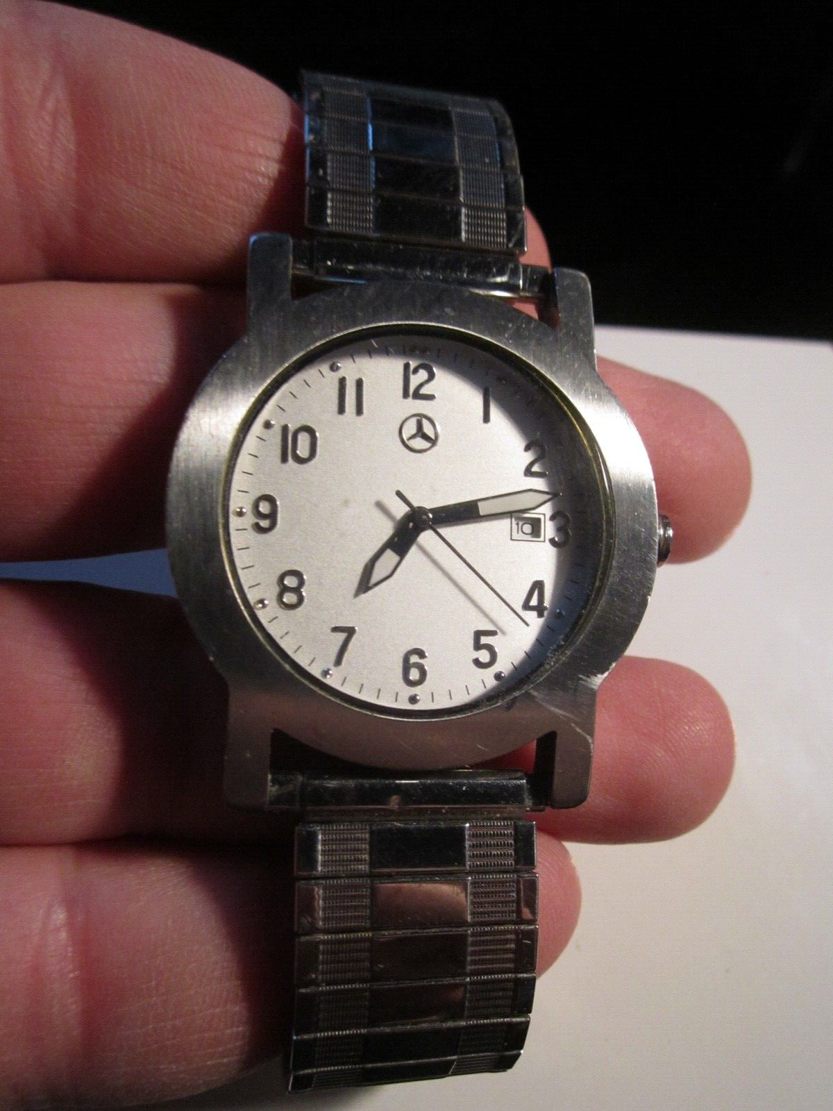 MERCEDES WATCH HEAVY CASE SCREW ON BACK - FITS TO 9" … - Gem