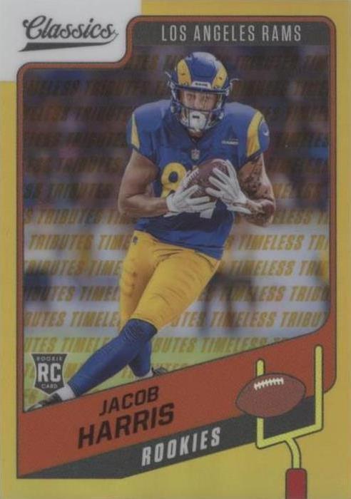 2021 Panini Classics - Rookies Jacob Harris #188 Timeless Tributes ...