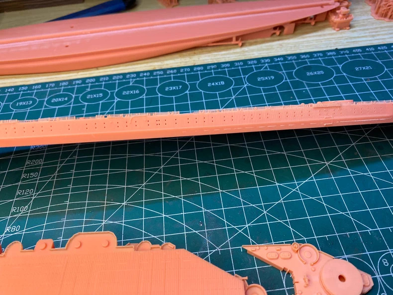 3D Printed 1/700 U.S. Navy USS Kearsarge Aircraft Battleship Unpainted ...