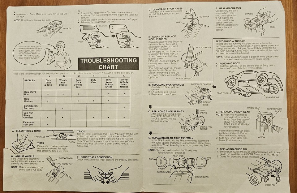 Vintage 1989 Corvette Aurora AFX Ghost Racer Slot Car Set In Box - Runs ...