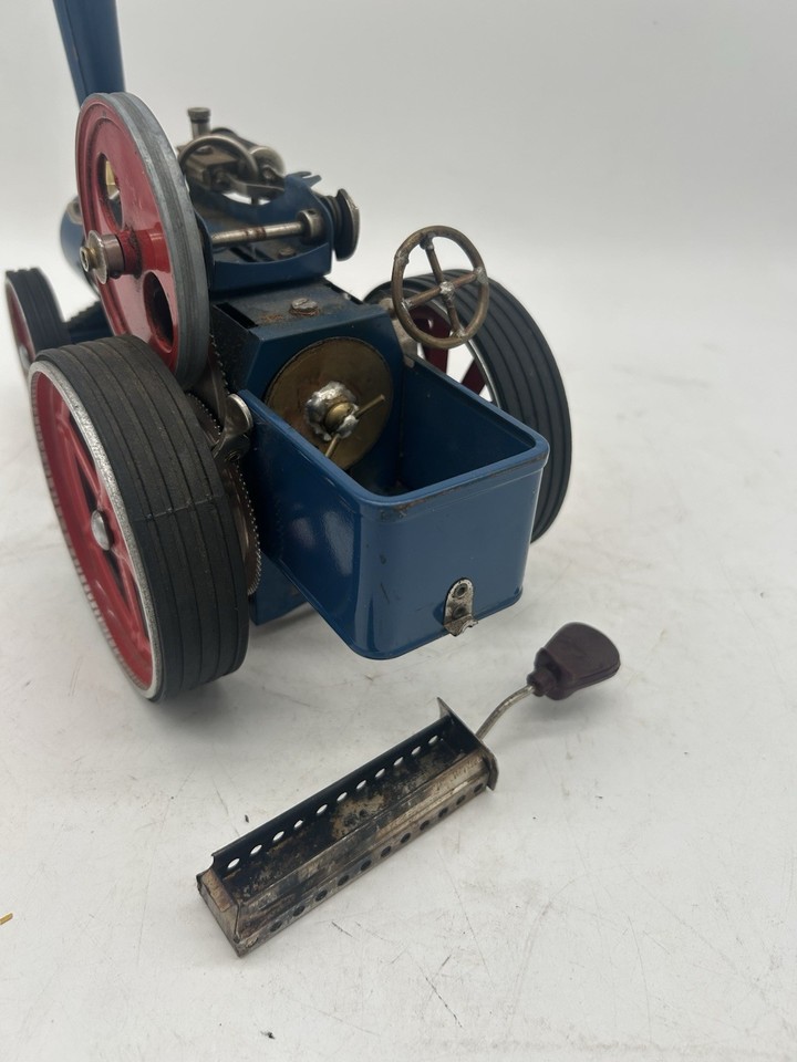 Live Steam Wilesco D405 Blue Traction Engine Model Project Engine ...