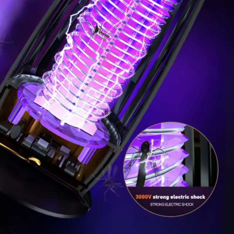 LED Electric Mosquito Killer Lamp USB Fly Trap Insect Bug Zapper ...