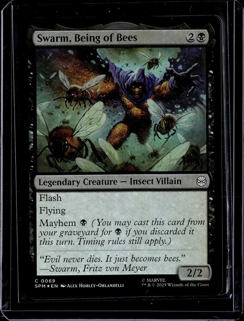 Swarm, Being of Bees - 69 - SPM - Foil - NM - MTG Magic the Gathering ...
