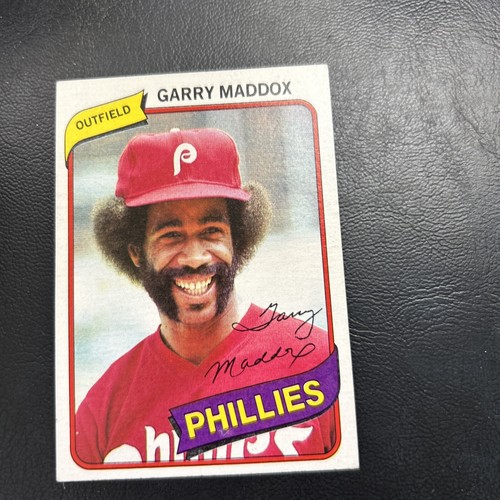 #380 Garry Gary Maddox Philadelphia Phillies 1980 Topps Baseball Card ...