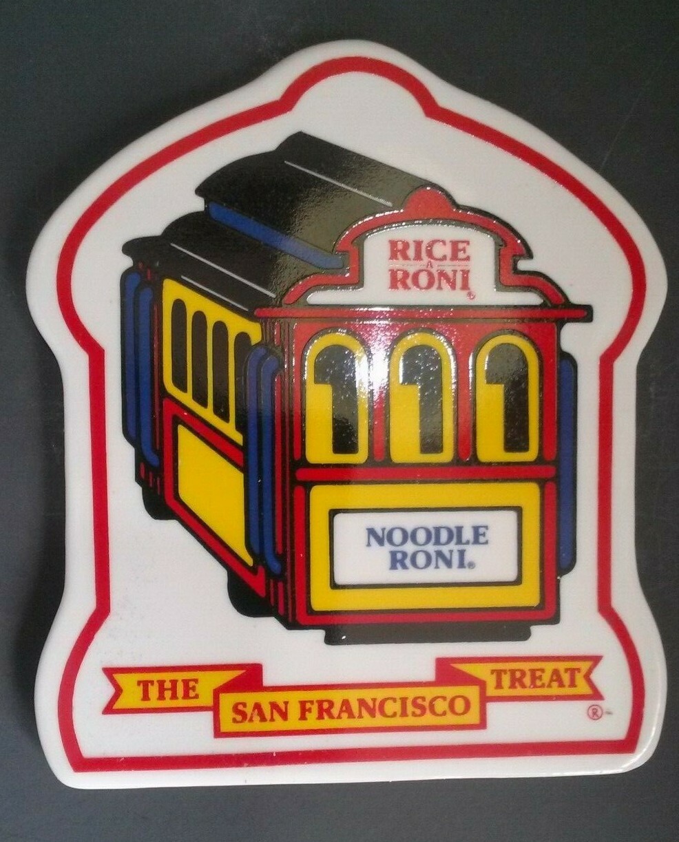 Rice A Roni Ceramic Trivet 7" Rice a Roni San Francisco Treat Trolley ...