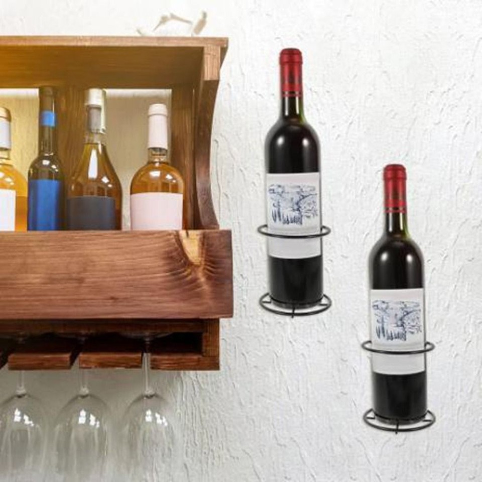 Simple Single Bottles Display Racks Iron Wine Bottle Display Holder ...