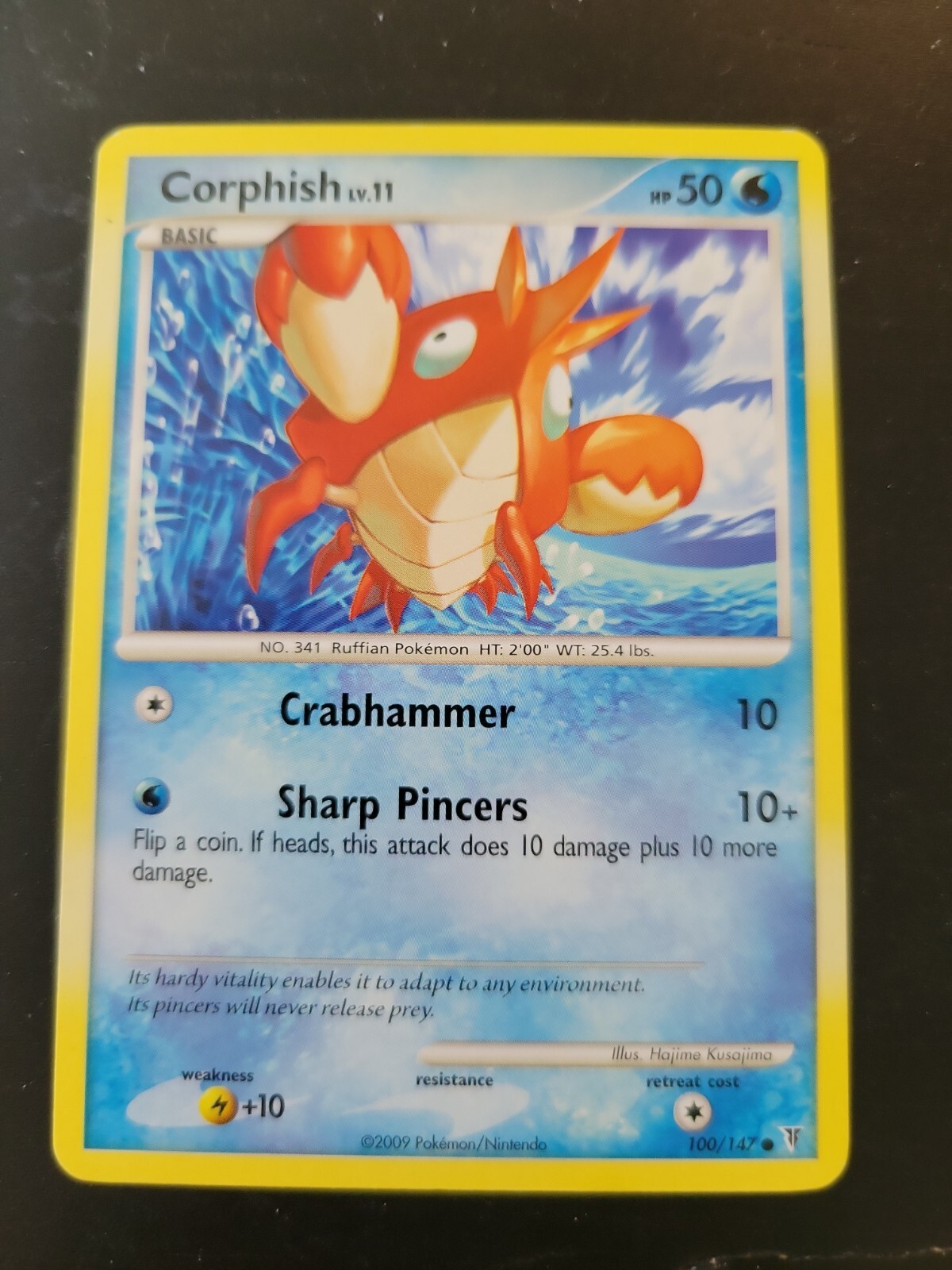 Pokemon TCG Card 2009 Supreme Victors - Corphish 100/147 | eBay