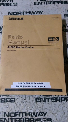 CATERPILLAR 3176B MARINE ENGINE PARTS MANUAL SEBP2264-03 | eBay