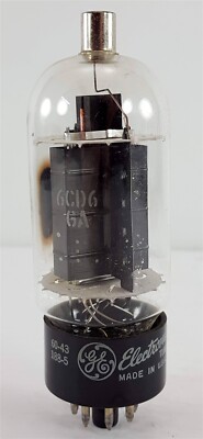 GE 6CD6GA Vacuum Tube, Tested Strong EV=90 | eBay