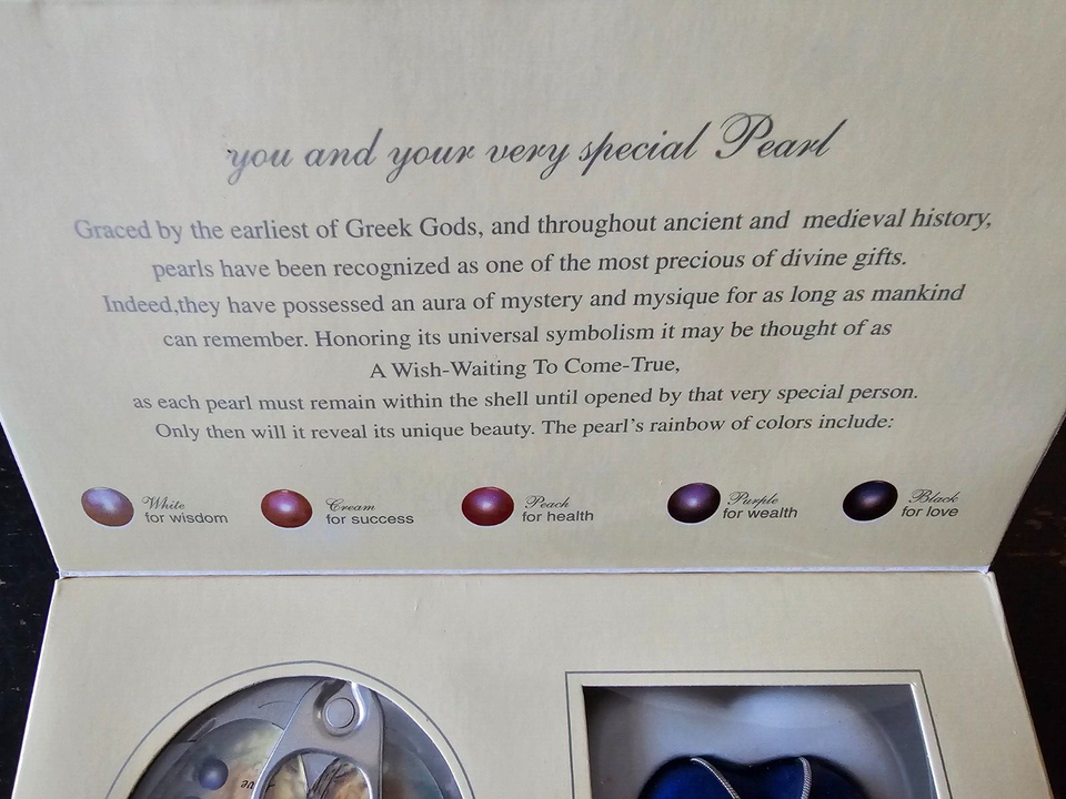 Dong Hui Pearl - Harvest Your Own Pearl From An Oyster - Necklace Gift ...