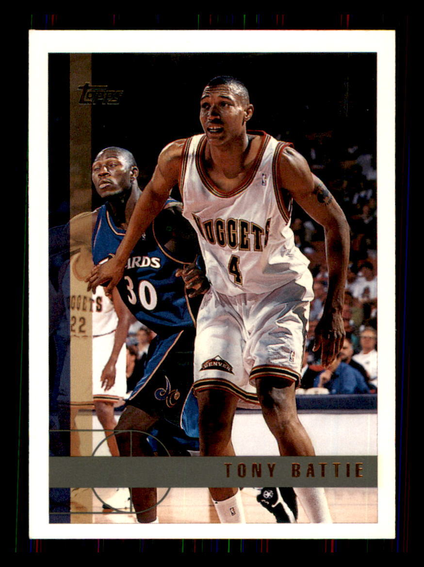 1997 Basketball Topps Tony Battie Denver Nuggets #208 5 | eBay