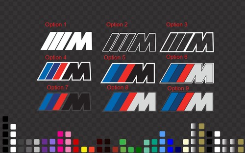 BMW M Badge Racing DECAL STICKER CAR TRUCK BMW M3 M4 RALLY MOTORSPORT ...
