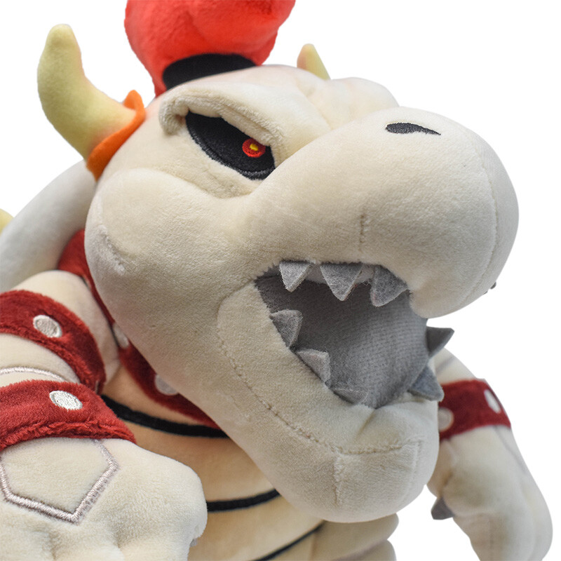 13" Super Mario Bros Dry Bones Koopa Bowser Soft Plush Toys Stuffed ...