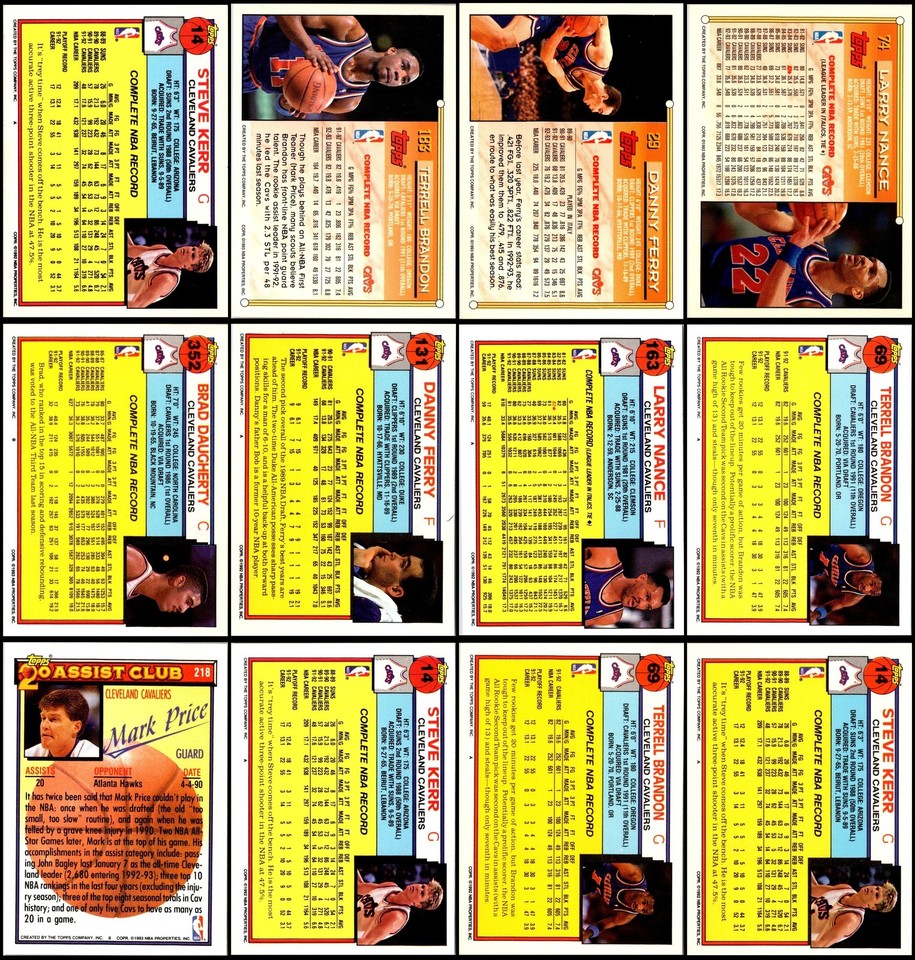 Topps Gold Cleveland Cavaliers (15) Card Lot - EXCLUSIVE OFFER – ACT ...